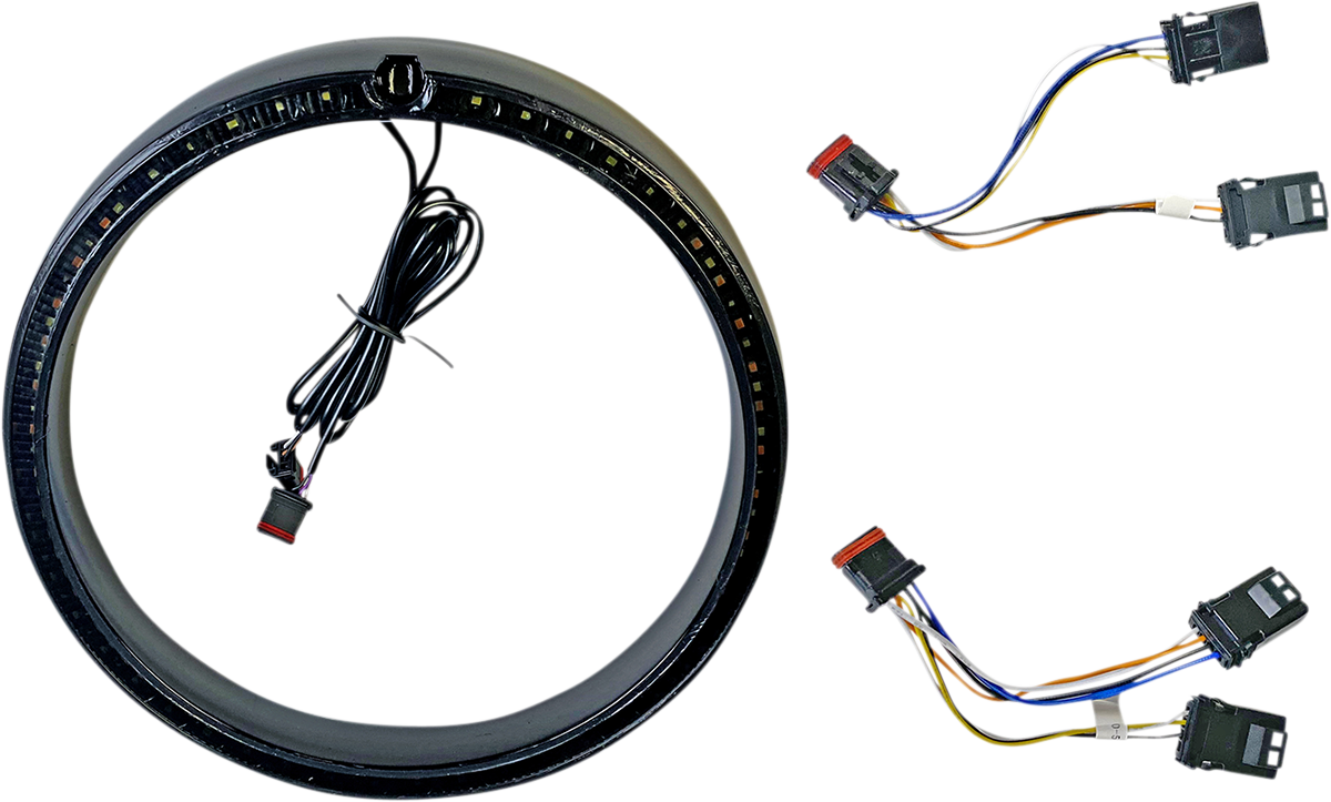 Custom Dynamics Sequential Trim Ring - Black PB-7TR-SEQ-1B – Cycle City ...