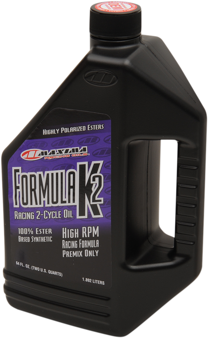 MAXIMA RACING OIL Formula K2 Synthetic Premix - 64 U.S. fl oz. 22964 ...
