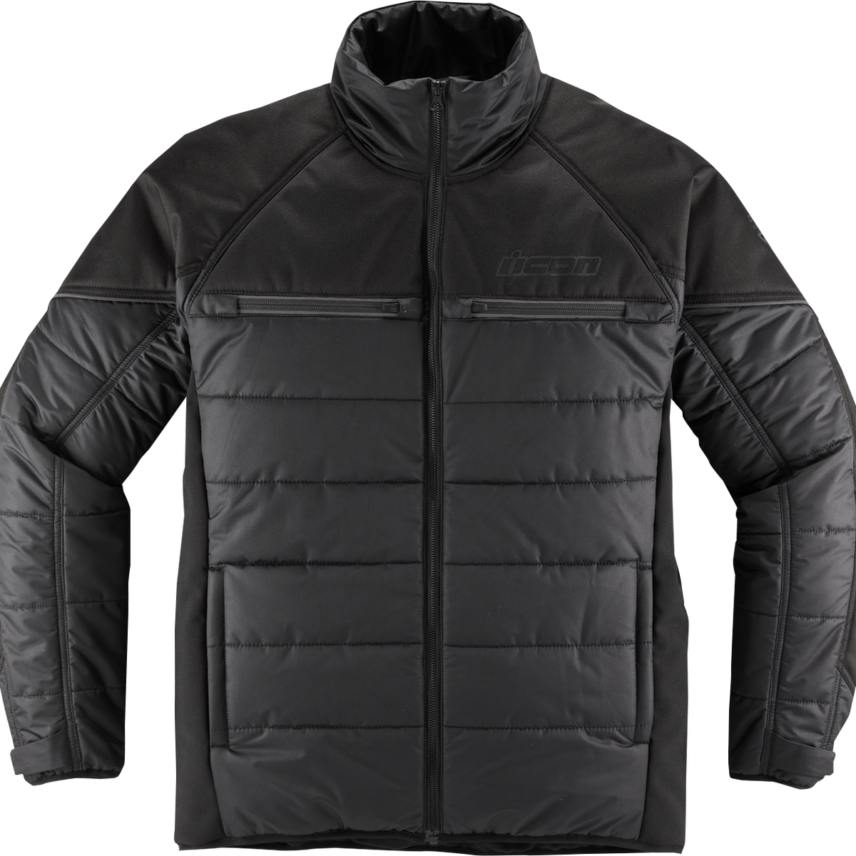 ICON Ghost Puffer Jacket - Black/Charcoal - Small 2820-6190 2820-6190 ...