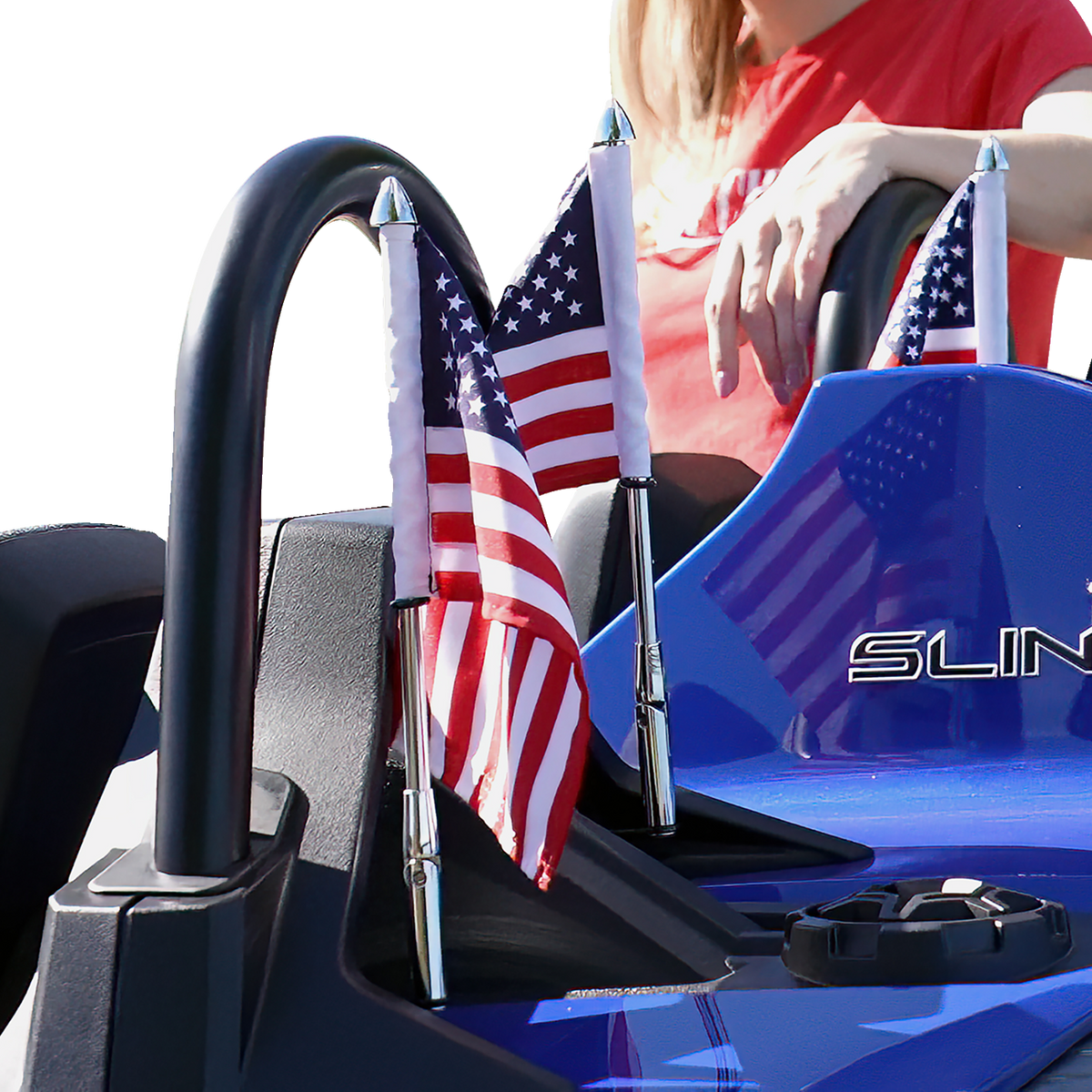 SHOW CHROME Folding Flag Pole - Chrome - SlingShot 44-104 0521-2050 ...