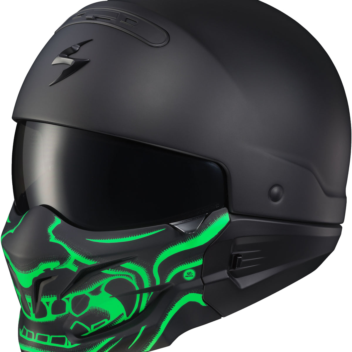 Covert Face Mask Samurai Glow In The Dark Green 52-546-23 – Cycle City ...