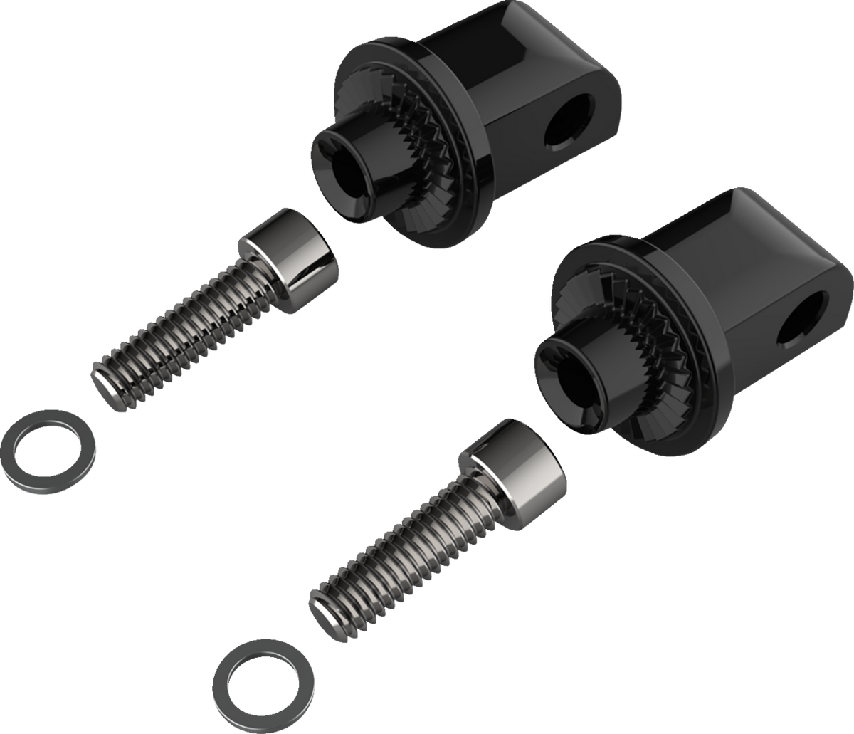 Ciro Peg Adapter - Passenger - Black - Indian 60021 – Cycle City Outdoors