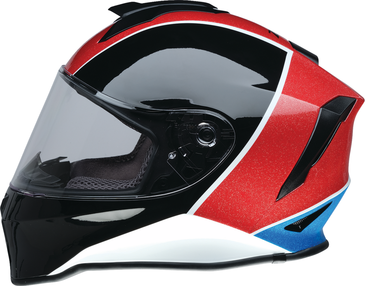 Z1R Youth Warrant Snow Helmet - Fresh Pow - Red/White/Blue - Small 0122 ...