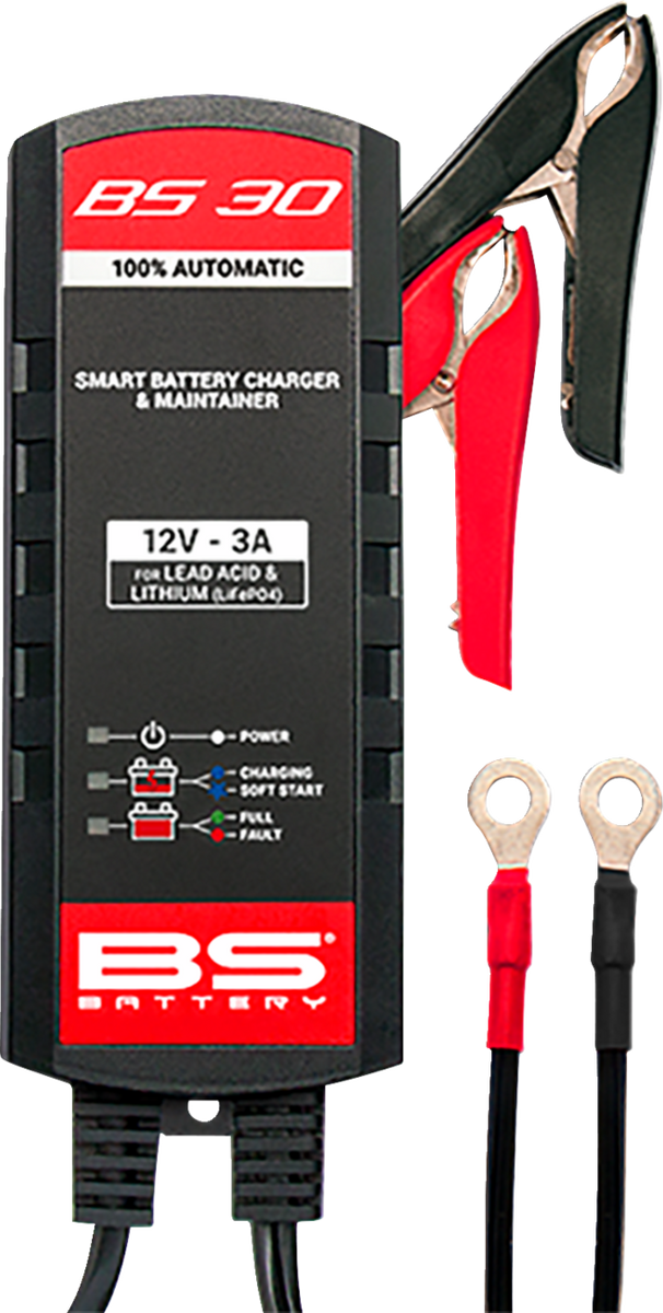 BS BATTERY Battery Charger/Maintainer - BS 30 - 12V 700572 3807-0742 ...