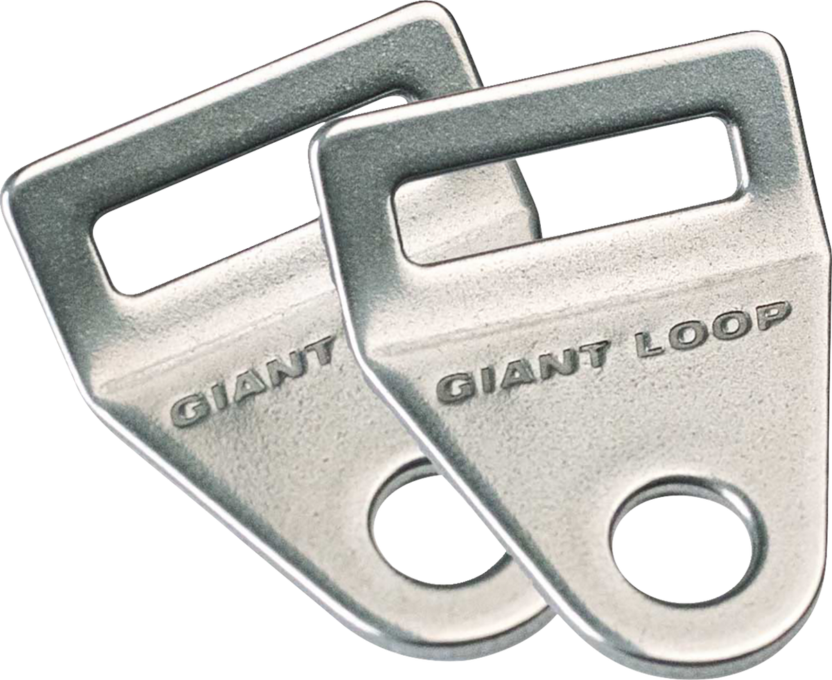 GIANT LOOP Strap Anchors - Silver SA23 3550-0468 – Cycle City Outdoors