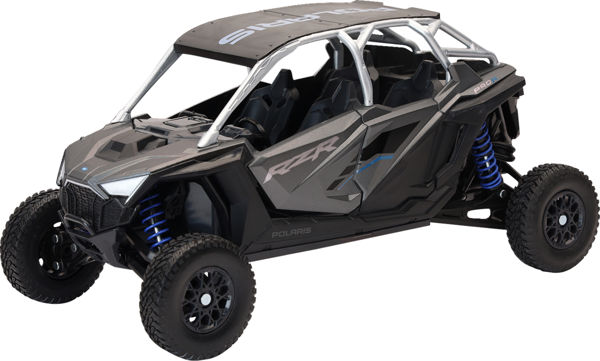 NEW RAY TOYS Polaris RZR Pro R4 - 1:18 Scale - Matte Heavy Metal 58453A ...