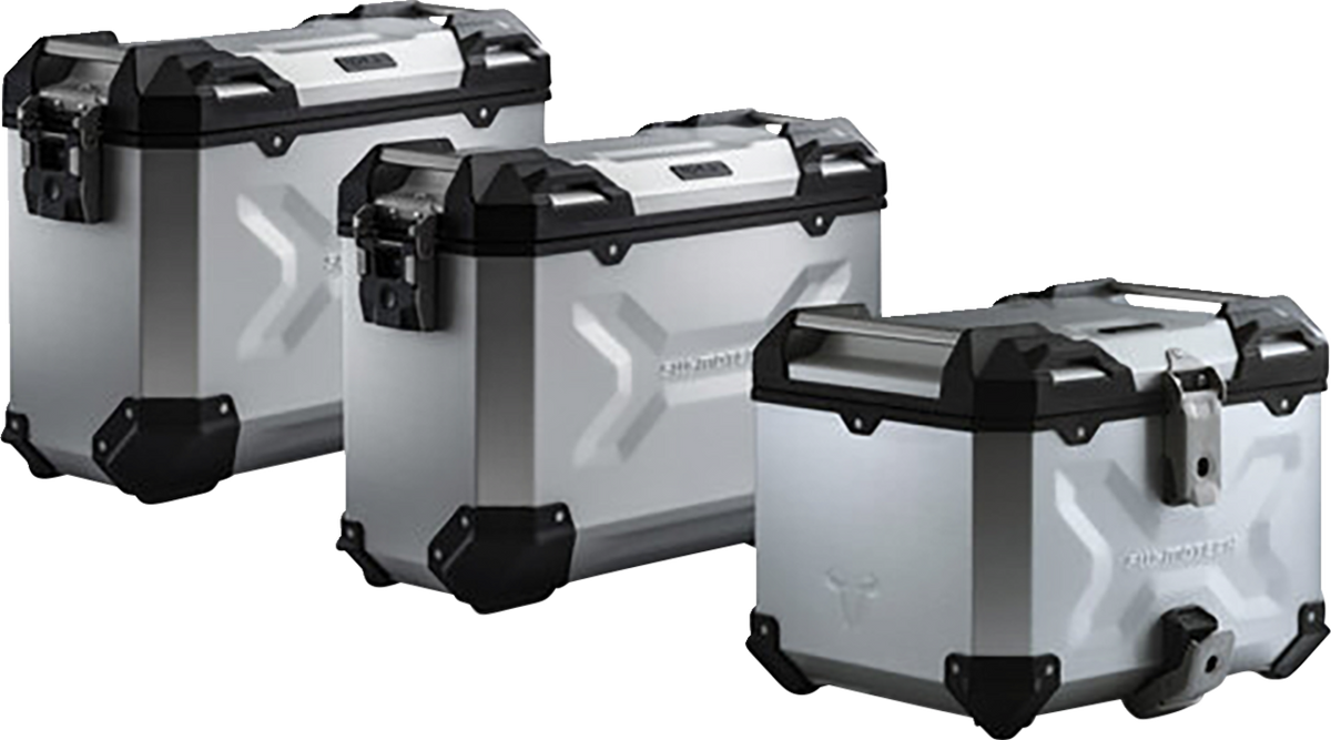 SW-MOTECH Adventure Luggage System - Silver - Suzuki VStrom 1000 '14 ...