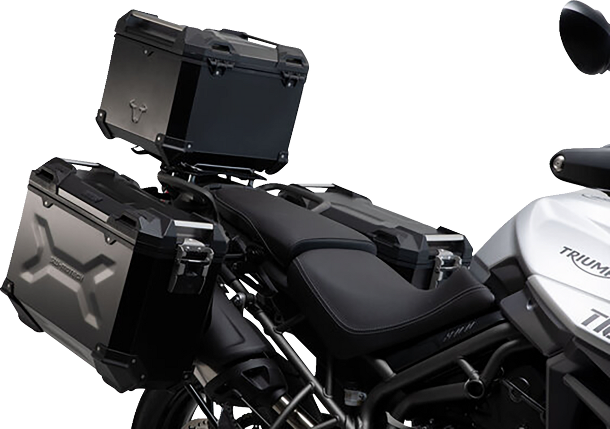 SW-MOTECH TRAX ADV Top Case System - Black - Triumph Tiger 800 '10-'19 ...