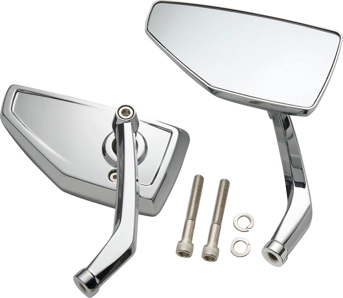 CIRO Mirrors - Chicane - Side View - Chrome - Left/Right - Pair 55000 ...