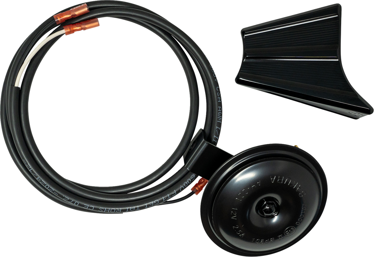 KODLIN USA Horn Relocation Kit - Gloss Black KUS25852 2107-0361 – Cycle ...