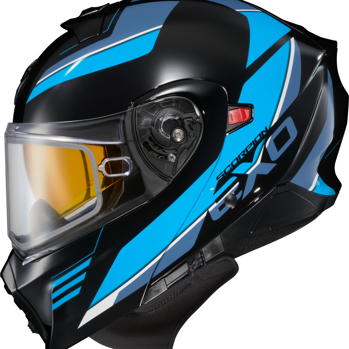 Exo Gt930 Cold Weather Helmet Modulus Blk/Blu Lg (Electric) 75-2392L ...