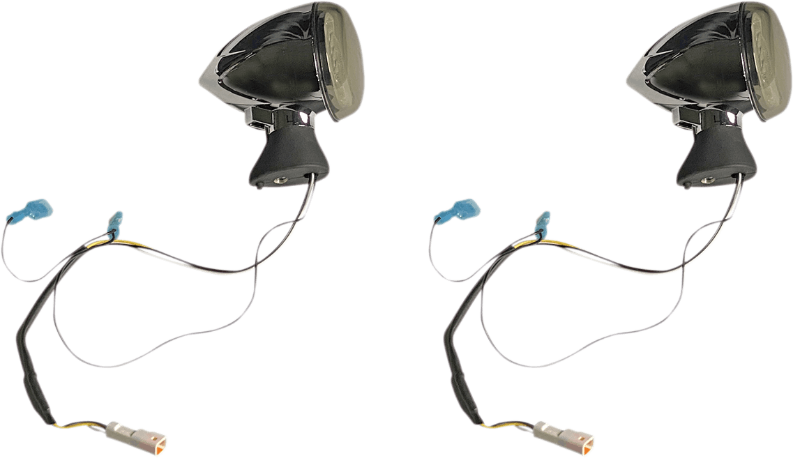 Custom Dynamics Front LED Turn Signal - Chrome - Scout PB-SCOUT-AW-CS ...