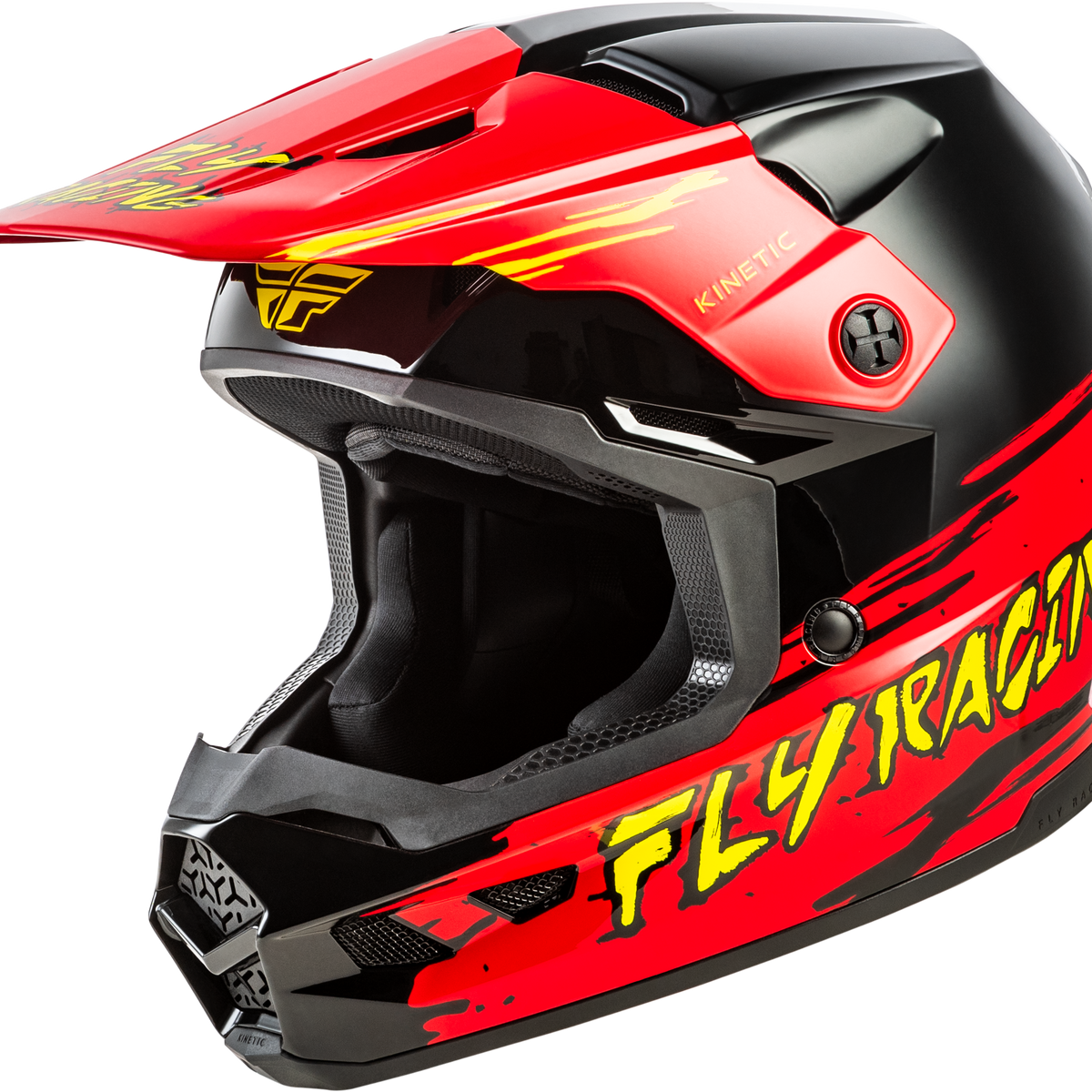 Youth Kinetic Surge Helmet Black/Red/Yellow Yl 73-8726YL – Cycle City ...