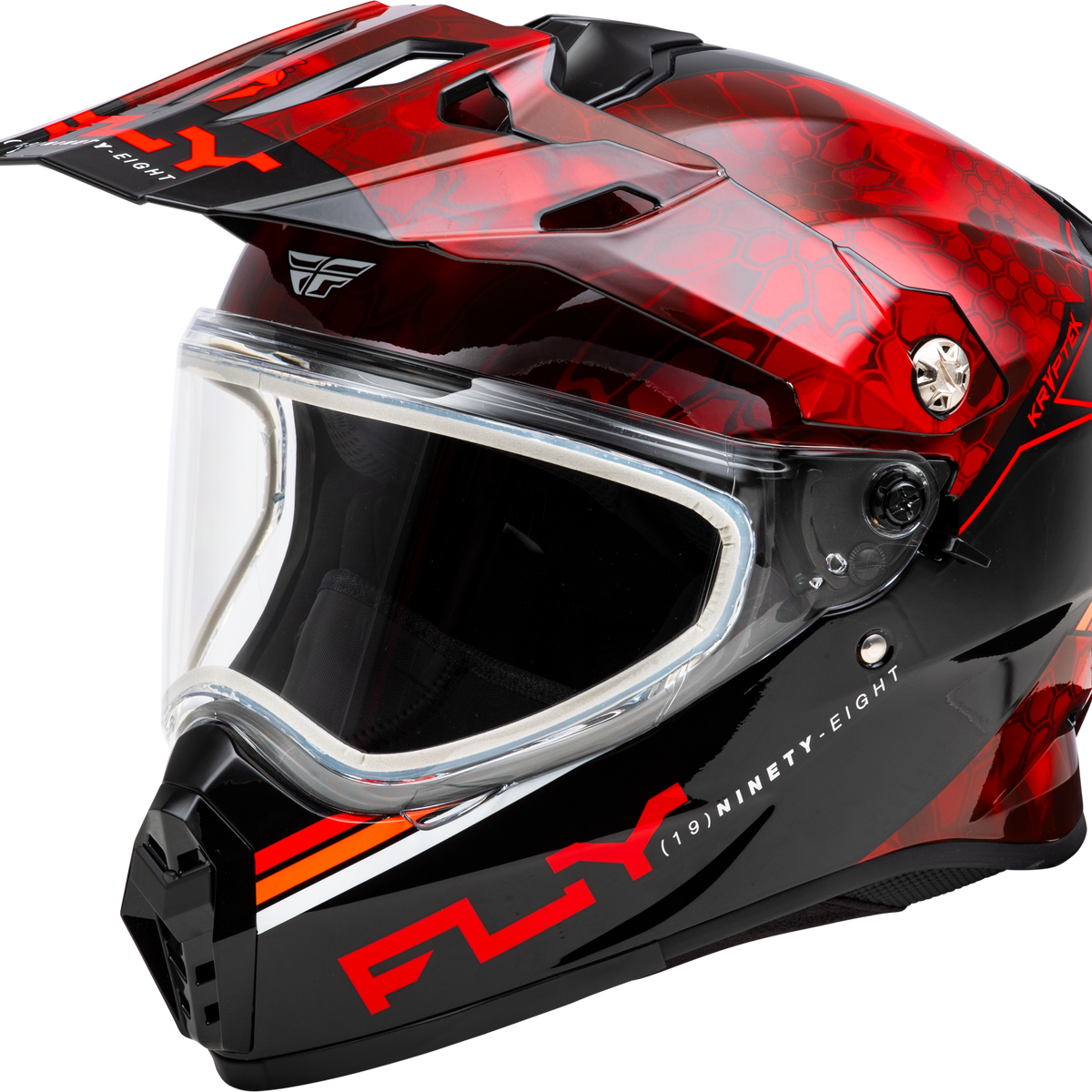 Trekker Cw Conceal Helmet Dual Shld Red/Black Md – Cycle City Outdoors
